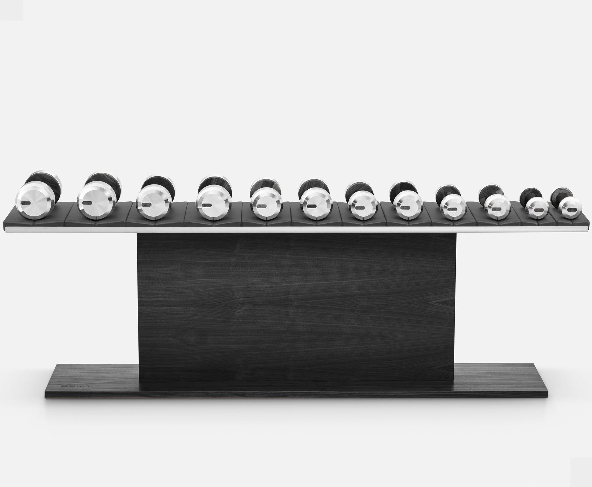 Pent COLMIA Set - Dumbbells on a Horizontal Wooden Stand | Light ...
